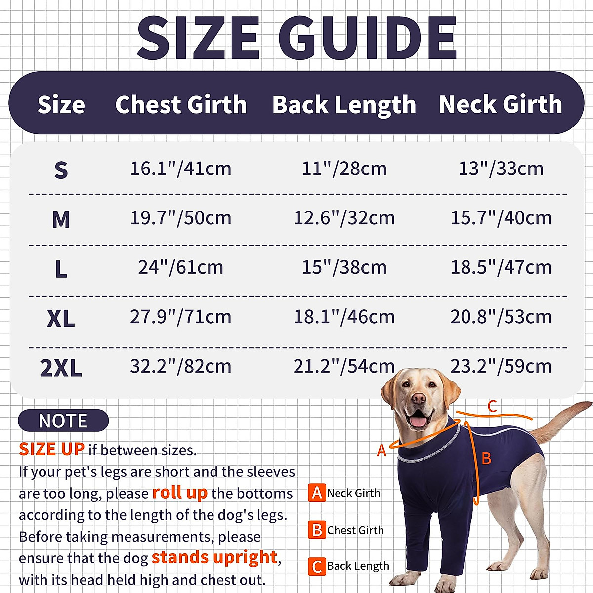 ROZKITCH Dog Surgery Recovery Sleeve for Front Legs, Anti-Lick Wound Protector with Zipper, Dog Elbow Brace for Joint Care, ACL/CCL Sprain, Arthritis, Post-Op Suit, Cone Collar Alternative Blue S