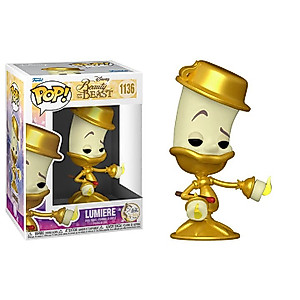 POP Disney: Beauty and The Beast - Lumiere Funko Vinyl Figure (Bundled with Compatible Box Protector Case), Multicolor, 3.75 inches