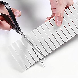 TJLSS Adjustable Plastic Drawer Divider DIY Storage Shelves Household Free Combination Partition Board Space-saving Division Tools ( Color : D )