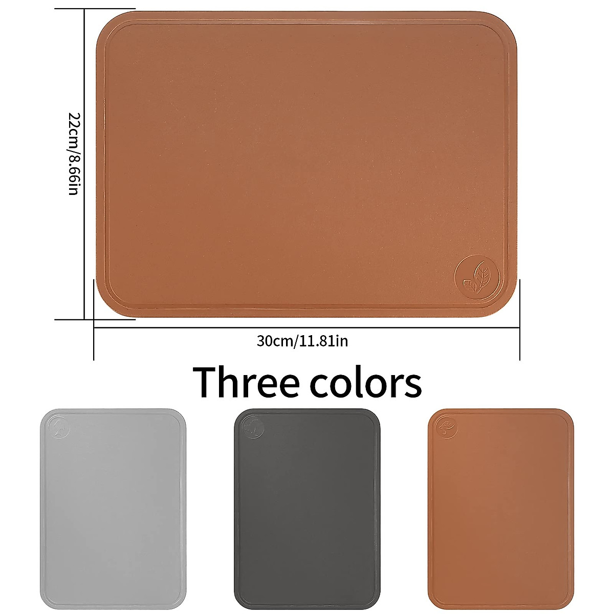 woshilaoDS 3 Pcs Plastic Cutting Boards, Reusable Plastic Chopping Boards for Kitchen Dishwasher Safe, Reversible Meat Veggies Fruits Thick Chopping Cutting Boards