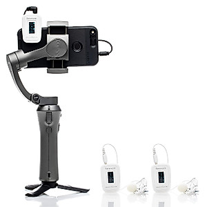 Saramonic Snow White Advanced 2.4 GHz 2-Person Wireless Clip-On Microphone System with Lavaliers for Cameras, Mobile Devices and More (Blink 500 Pro B2 Snow White) (BLINK500PROB2W)