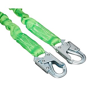 Shock-Absorbing Lanyard, 1 Leg, Polyester
