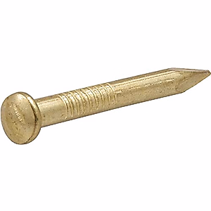 OOK 533710 30-Pound Steel Concrete Picture Hangers, Brass, 3-Pack