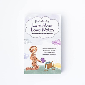 Slumberkins Lunch Box Notes For Kids - 180 Pack | Positive Affirmations, Encouragement, & Connection Cards For School Day Support