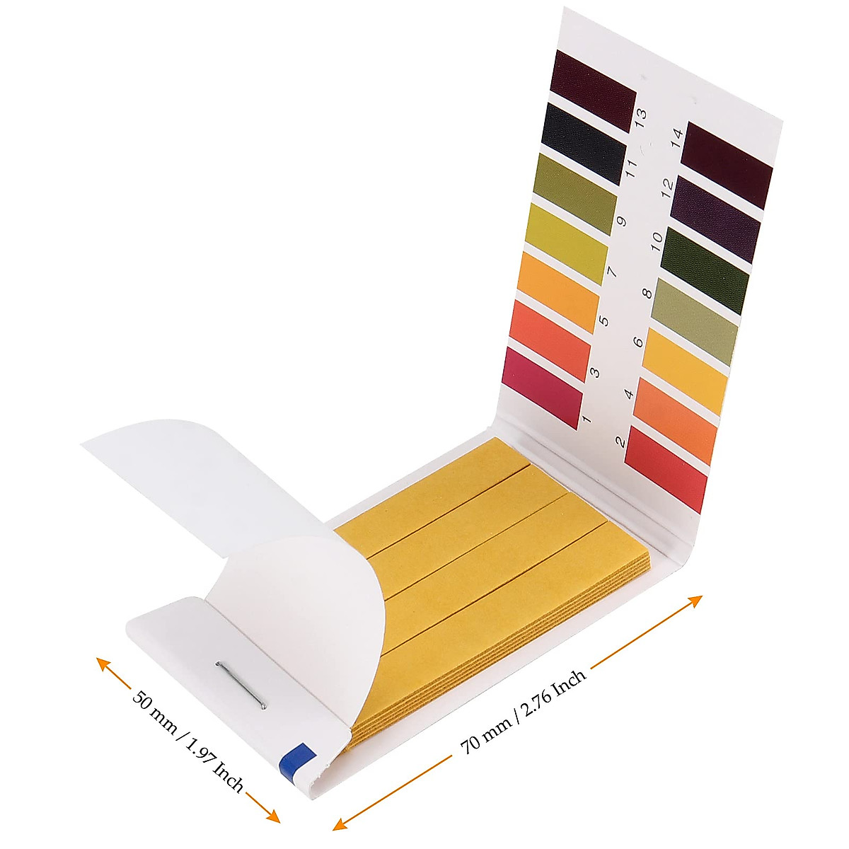 MUKCHAP 6 Pack 480 Strips pH Test Strips, pH 1-14 Paper Test Strips, Litmus Paper pH Test Strips Universal pH Balance Test Strips for Urine, Saliva, Drinking Water, Soil, Diet pH Monitoring