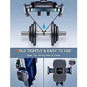 TORRAS [Ultra-Durable Cell Phone Holder for Car, Universal Car Phone Holder Mount Dashboard Windshield Vent Compatible with iPhone 14 13 12 11 Pro Max, Samsung Galaxy S20+ Ultra S10 Note Plus