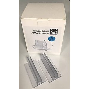 Vertical plastic soft ruler clamp 20pcs