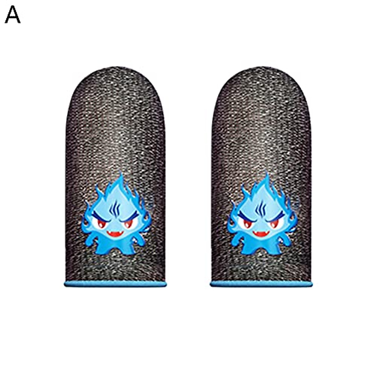 SamFansar Gaming Finger Gloves 1 Pair Useful Comfortable Mobile Game Thumb Gloves A