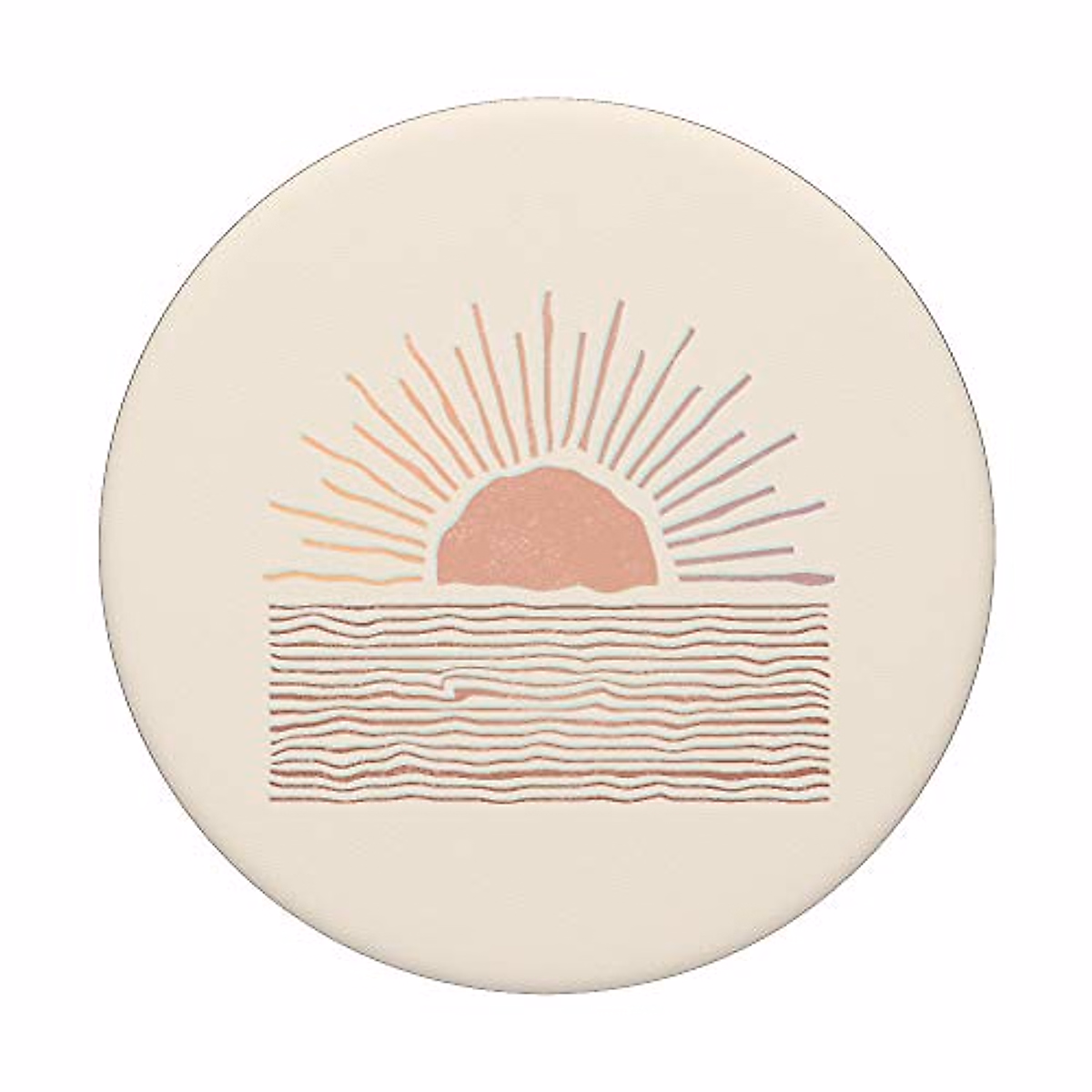 Sunrise Bohemian Desert Landscape | Boho Sun PopSockets PopGrip: Swappable Grip for Phones & Tablets