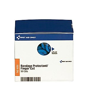 First Aid Only FAE-6050 SmartCompliance Refill Finger Cots, 50 Count