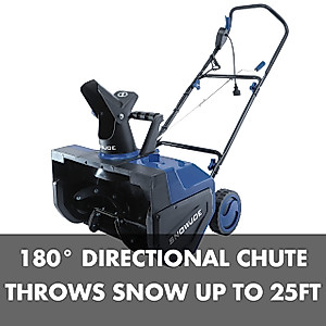 Snow Joe SJ626E Electric Walk-Behind Single-Stage Snow Blower, 22-inch, 14.5-Amp