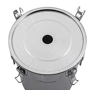 Stainless Steel Fermenter, 14 Gallon Total Capacity – Durable Wine, Beer, Mead, Kombucha Fermenter & Kettle, Ideal for 10 Gallon Batches – Fermentation Bucket & Jar for Home & Craft Brewers