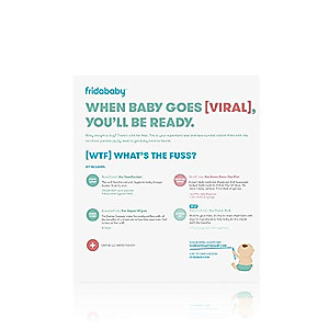 Frida Baby Sick Day Prep Kit - Includes NoseFrida Nasal Aspirator, MediFrida Pacifier Medicine Dispenser, Breathefrida Vapor Chest Rub + Snot Wipes. Soothe Stuffy Noses for Babies with A Cold