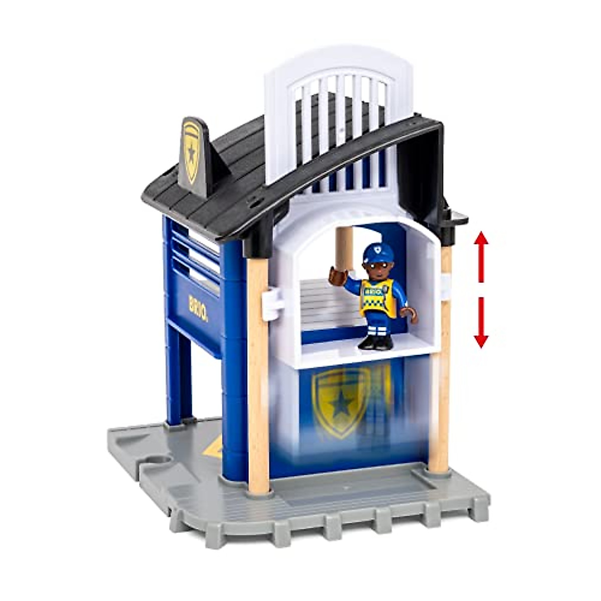 BRIO World – 36025 Rescue Team Train Set | 44-Piece Interactive Toy for Kids Age 3 and Up | Multi-Level Railway Play | FSC-Certified European Beech Wood