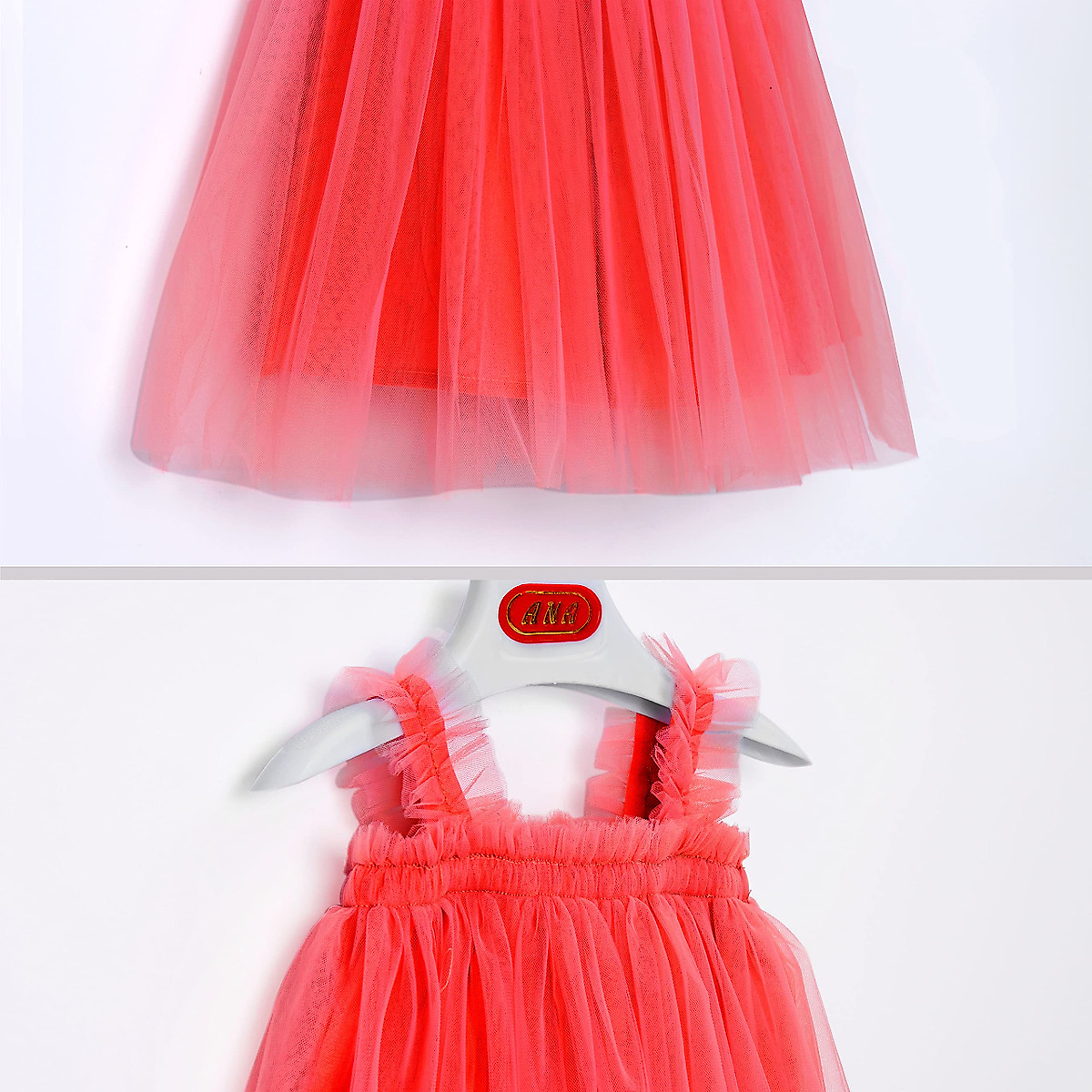 Baby Girl Red Dress, Age 6-9 Months, Tutu Dresses, Baby Girl Photoshoot Outfits