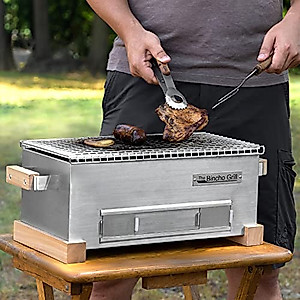 The Bincho Grill MG-168 Yakitori Tabletop Charcoal Griller-Mini Japanese Style Hibachi