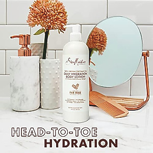 SheaMoisture Daily Hydration Body Lotion Moisturizer 100% Virgin Coconut Oil For All Skin Types Paraben Free 16 oz