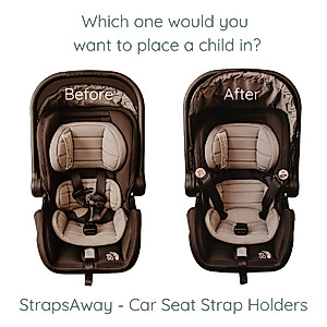 Magnetic Children's Car Seat Strap Holders (Wise Guys)