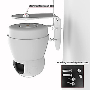 Teccle Angled Window Mount for Wyze Cam V3, 20 Degrees Tilt (Up/Down/Left/Right), Through Window Use Cam v3 ，Helps You Watch Front Yard and Driveway (20° tilt window Mount, white/Pack of 4)