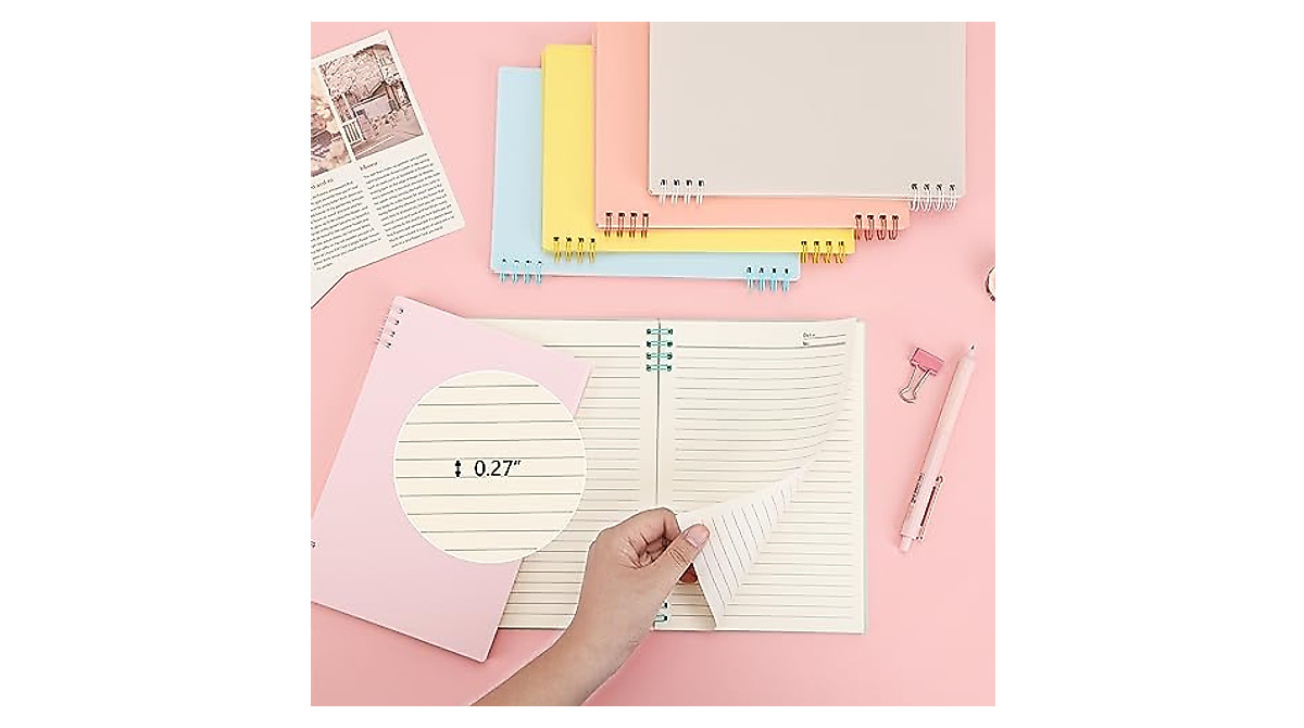 EOOUT 6 Pack Pastel Notebooks for School & Office