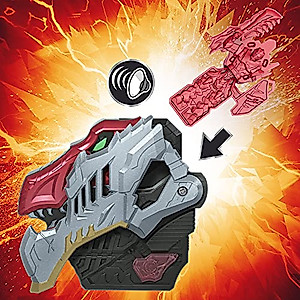 Power Rangers Dino Fury T-Rex Champion Zord for Kids Ages 4 and Up Morphing Dino Robot Zord with Zord Link Mix-and-Match Custom Build System