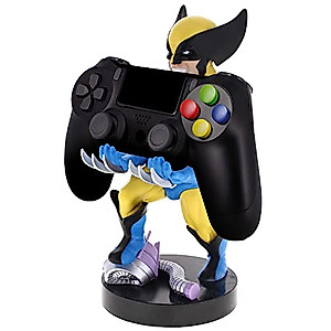 Exquisite Gaming Cable Guy: Phone/Controller Holder & Cable Guys - Marvel Deadpool Rear View Charging Phone and Controller Holder - Electronic Games, Red