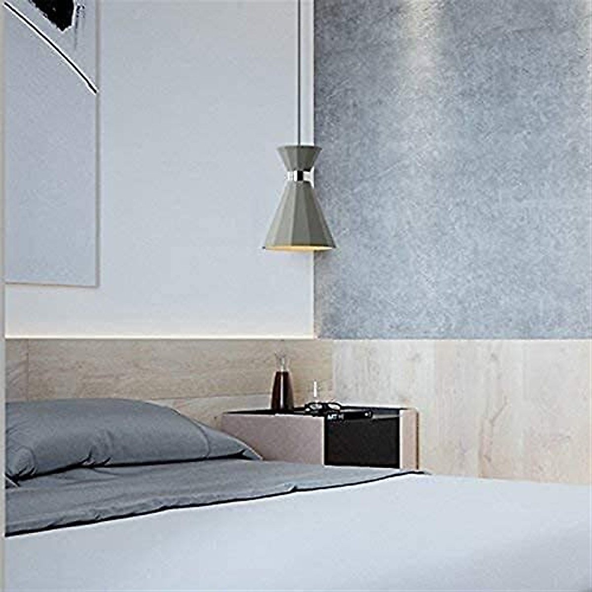 JewOss Chandeliers,Chandelier Ceiling Light Nordic Simple Creative Personality Fashion Single Head Resin Lighting for Living Room/Bedroom/Restaurant/Café,Short (Color : Long)