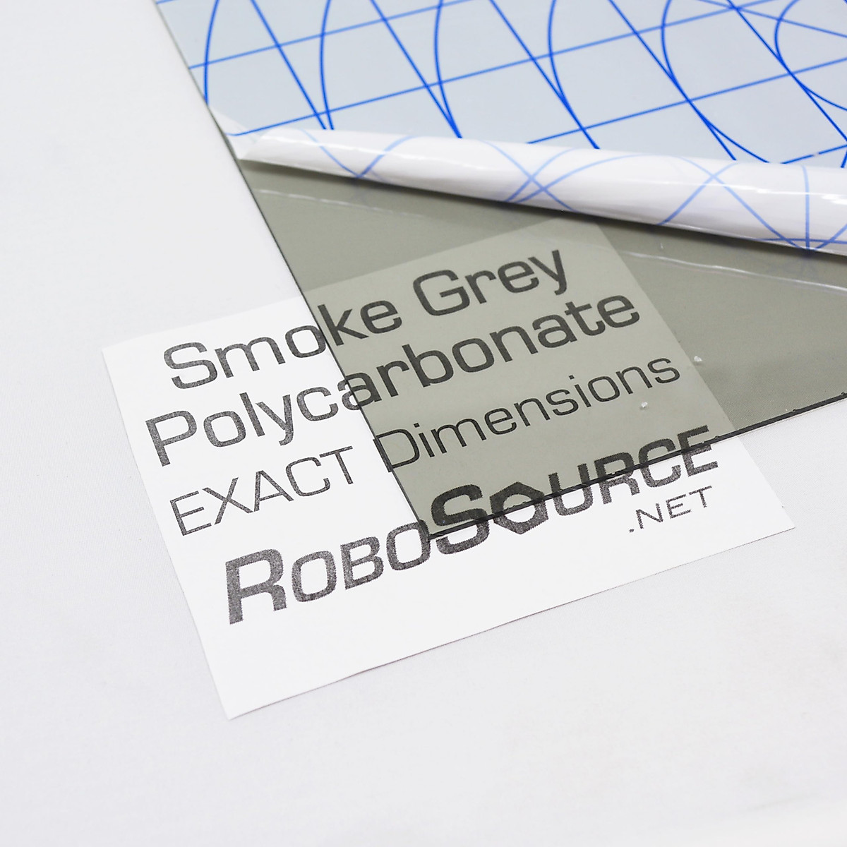 Smoke Grey Polycarbonate Clear Plastic Sheet 12" X 18" X 0.0625" (1/16") Exact, Shatter Resistant, Easier to Cut, Bend, Mold Than Plexiglass. Hobby, DIY, Industrial, Craft. Translucent Gray Tinted PC