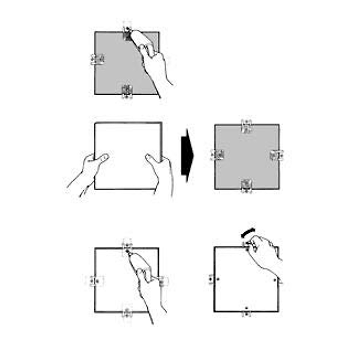 Prest-On Insta-back 1/2 Inch Drywall Fastner Clip Plumbers DIY 50 Pack with 100 Screws Instaback