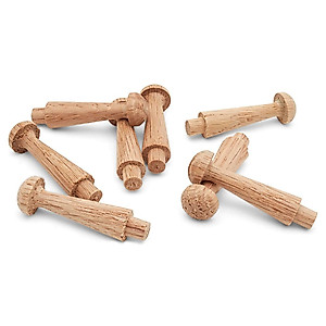 Oak Shaker Peg 1-3/4 inch, Pack of 25 Wooden Pegs for Hanging, DIY Shaker Rack and Rail, by Woodpeckers