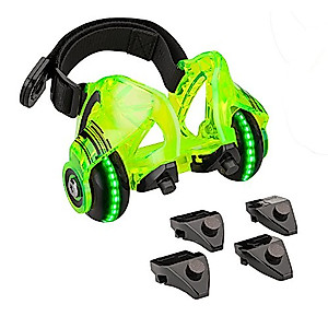 Razor Jetts DLX Heel Wheels - Neon Green - FFP