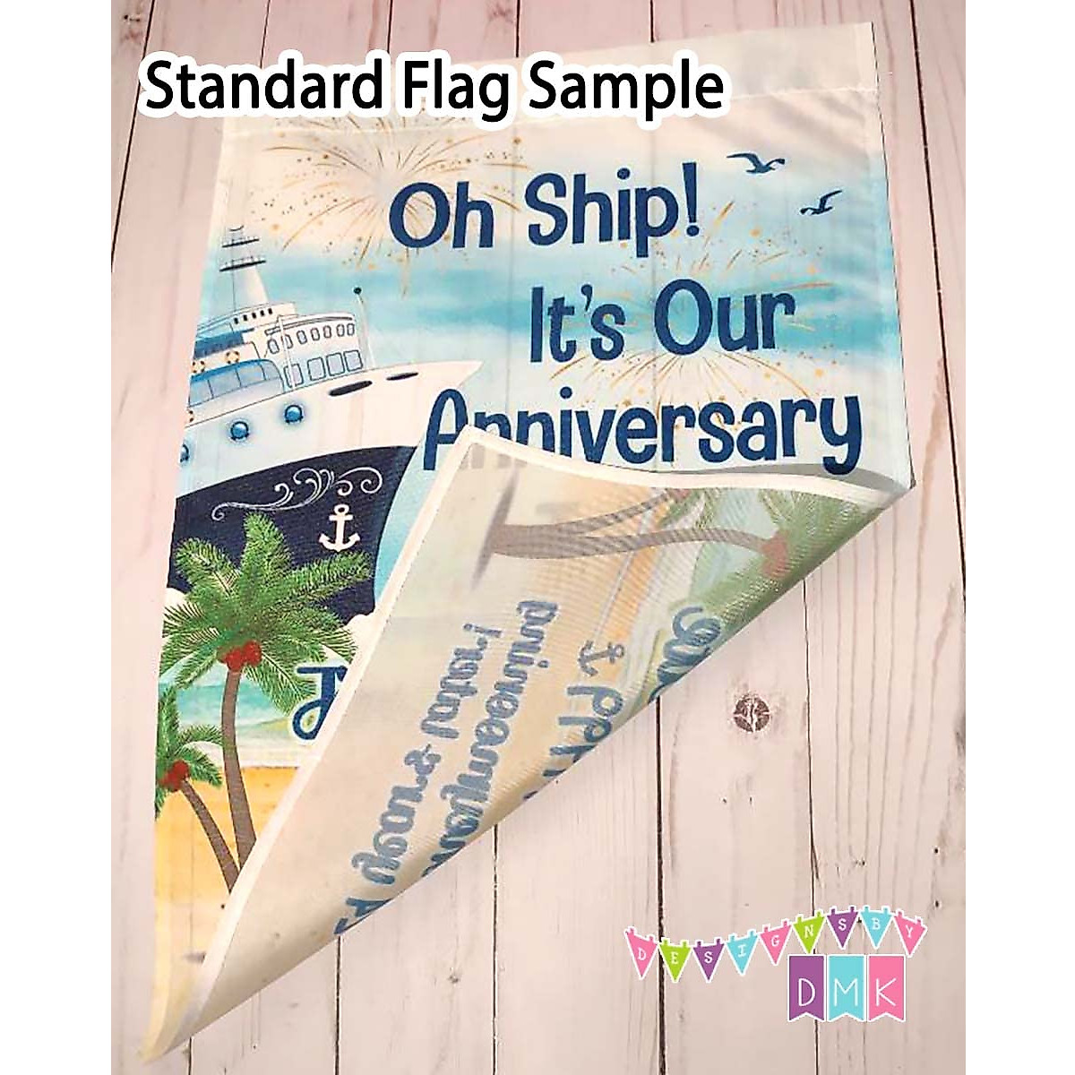 Oh Ship! It's A Girls Trip - Cocktails - Cruise Door Decoration - PERSONALIZED - Banner - Flag - Standard or Premium Fabric - CF007