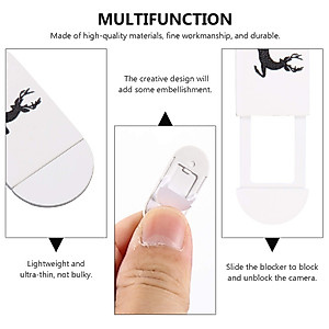 Mobestech 6 Pcs Camera Cover Laptops Webcam Cover Slider Webcam Cover Slide for Computer Webcam Cover Slide for Tablet Webcam Cover Slide for Desktop Gp02 Slideshow Flat
