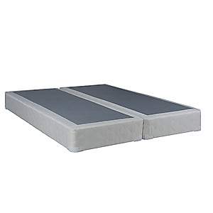 Continental Mattress 8-inch Fully Assembled Semi Flex Split Box Spring/Foundation for Mattress,Queen Size