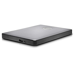 G-Technology 1TB G-DRIVE Mobile USB-C (USB 3.1) Portable External Hard Drive, Space Gray - 0G10265