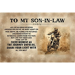 Adapt and Persevere Wall Art Poster - Unexpected Paths Armored Motorcycle Rider 257999