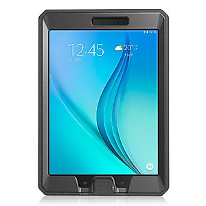 Fintie Shockproof Case for Samsung Galaxy Tab A 8.0 (Previous Model 2015), Tuatara Rugged Unibody Hybrid Full Protective Cover for Tab A 8.0 SM-T350/P350 2015(NOT Fit 2017/2018 Version), Black
