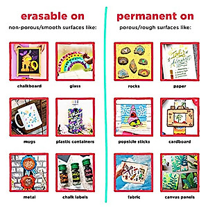 Chalkola 8 Pastel Liquid Chalk Markers for Chalkboard Signs, Blackboard, Window, Labels, Bistro, Glass, Car - Washable Wet Wipe Ink Chalk Board Markers, 6mm Reversible Tip Erasable Liquid Chalk Pens