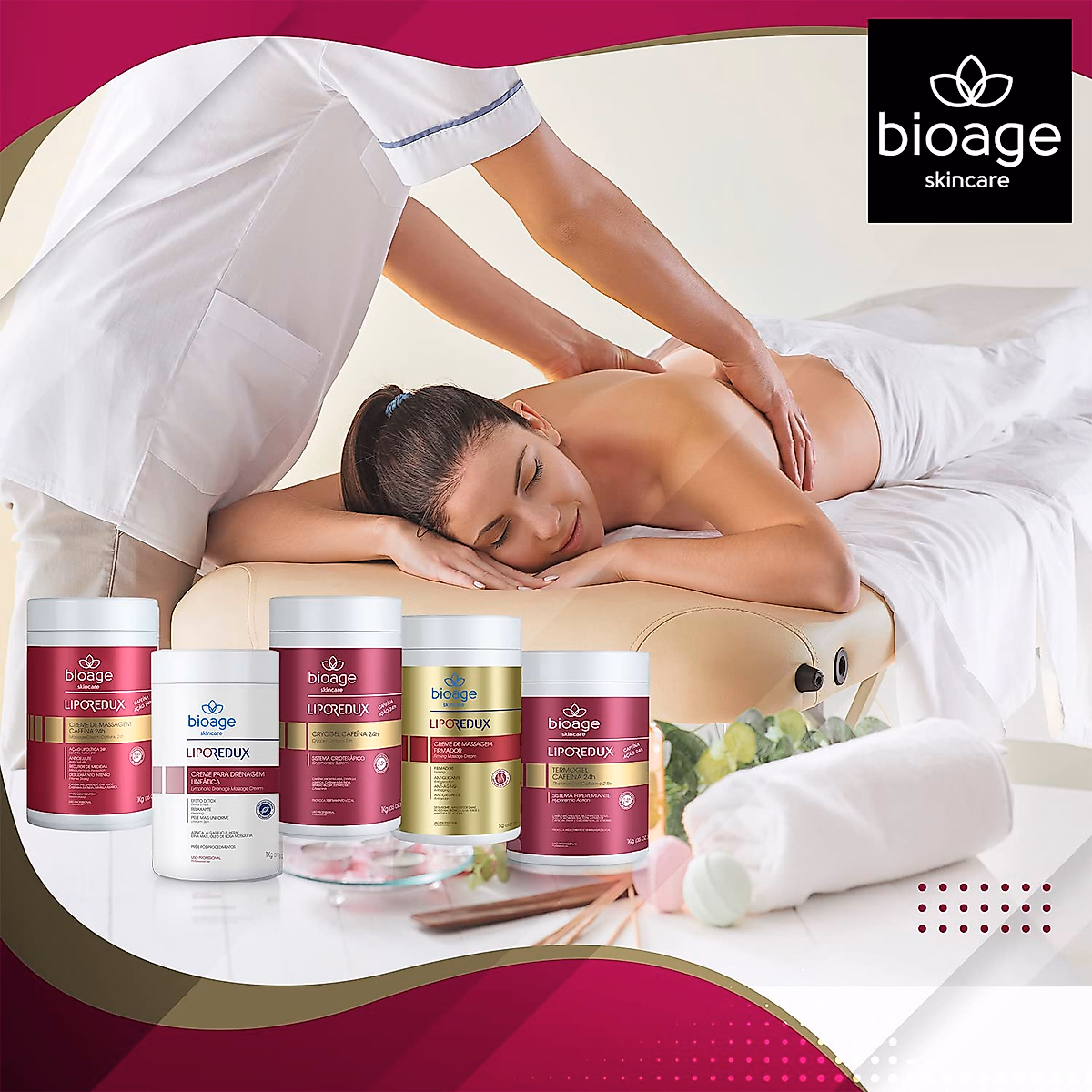 Bioage - Tightening / Firming Massage Cream with Hyaluronic Acid and Jojoba Butter – Antioxidant and Anti-Aging (35 Oz)