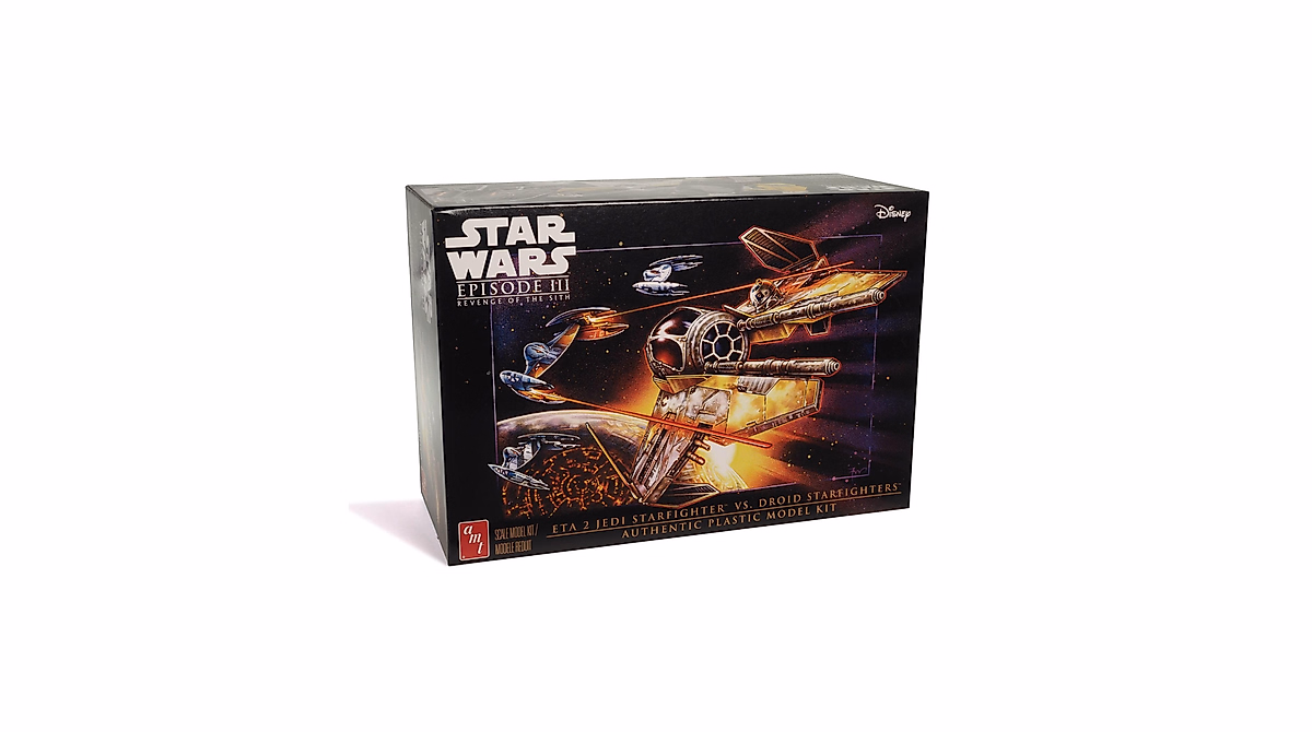 AMT Star Wars: The Phantom Menace Jedi Starfighter vs Droid Fighters ...