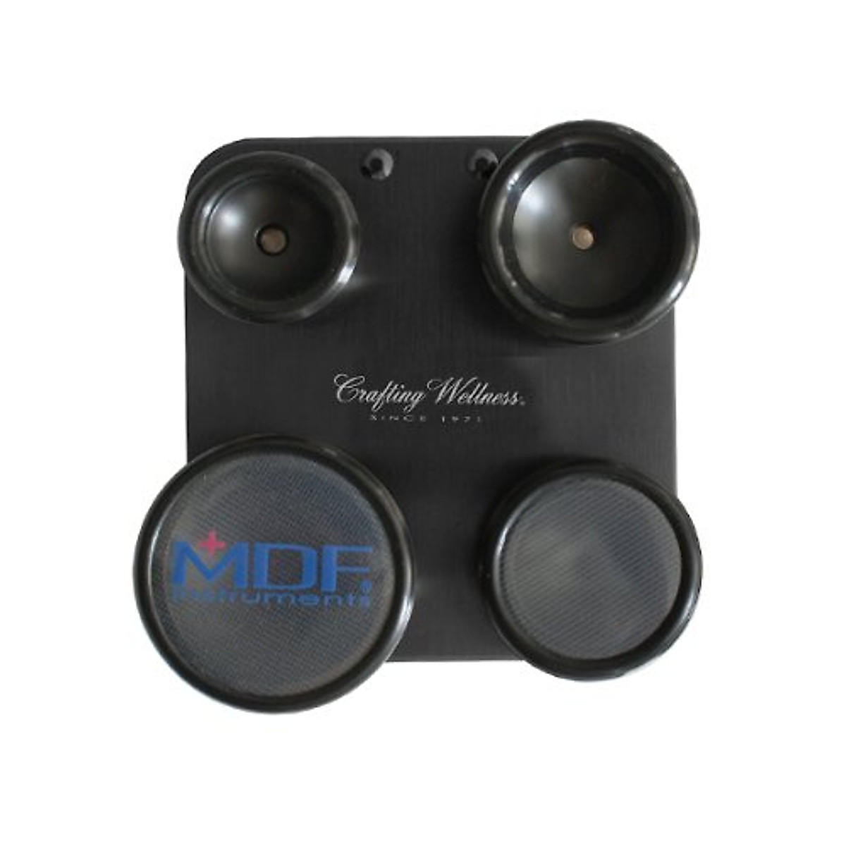 MDF ProCardial ERA Cardiology Lightweight Dual Head Stethoscope with Adult, Pediatric, and Infant-Neonatal Convertible chestpiece - Light Blue Tube - Black Finish (MDF797XB14)