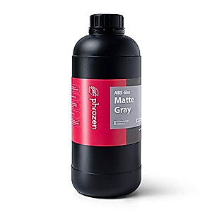 Phrozen 3D Printer ABS-Like Matte Gray Resin,405nm DLP LCD UV-Curing Photopolymer Resin for General Modeling and Prototyping, High Precision Printing, Low Odor, Non-Brittle (1kg)