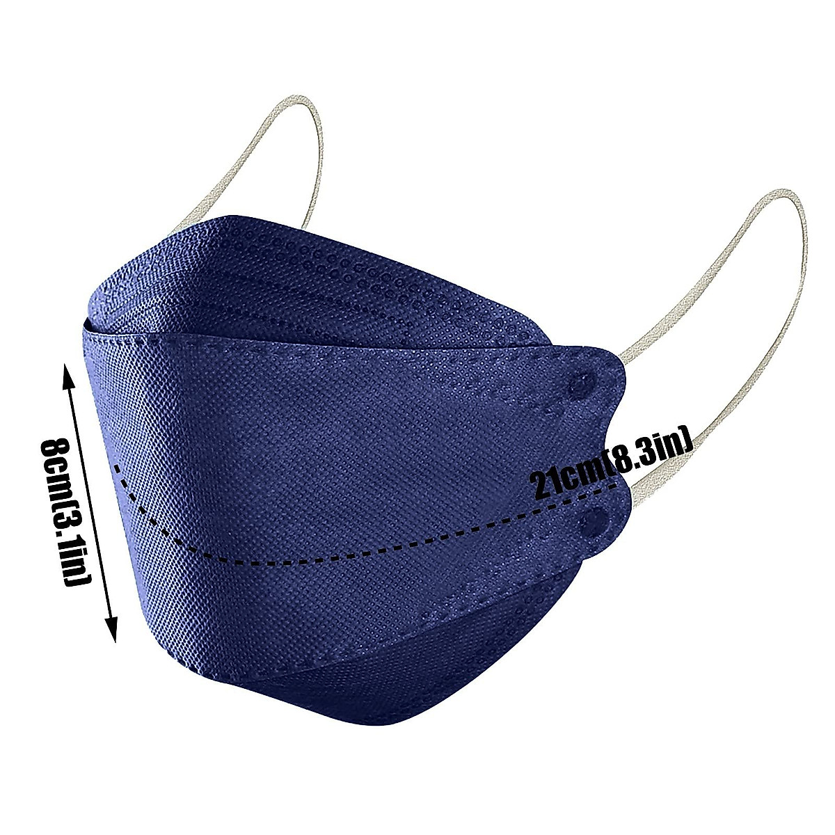 SINYEE KF94 Face Protective Mask for Adult - 60 Packs Individually Packaged - 4 Layer Disposable Safety Dust Mask Multicolor