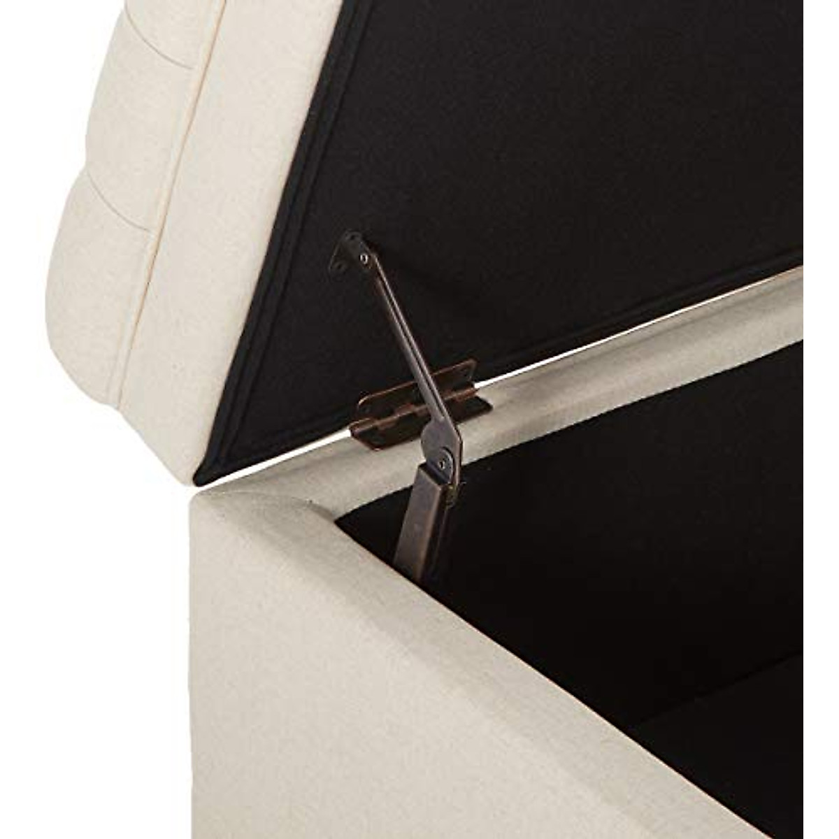 Christopher Knight Home Juliana Fabric Storage Ottoman, Beige