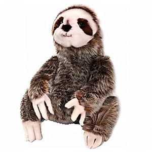 Bearington Simon Plush Three Toed Sloth Stuffed Animal, 10 inches