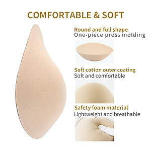 Cotton Breast Form Spiral Shape Post Mastectomy Breast A Pair of Light-weight Cotton Boobs