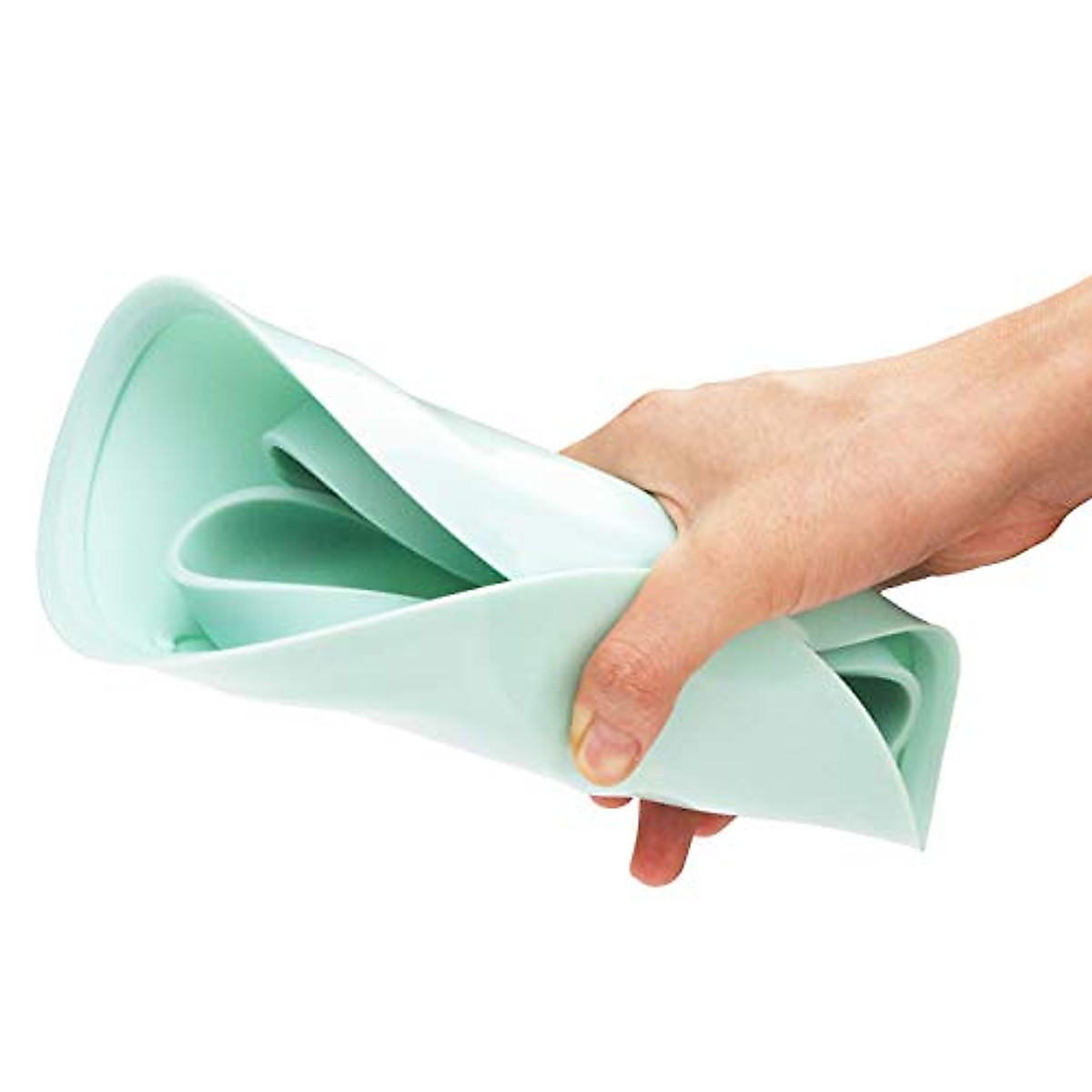 Baby Divided Plate Silicone 2 Set- Portable Non Slip Child Feeding Plate for Children Babies and Kids BPA Free Baby Dinner Plate Microwave Dishwasher Safe