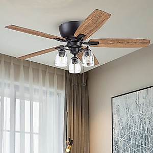 4 Pack Clear Seeded Glass Replacement Shades Covers for Ceiling Fan Light Fixtures Pendant Lighting Chandelier Vanity Light Kitchen Island Light, 2-1/8" Fitter, 5.47" High, 4.76" Diameter