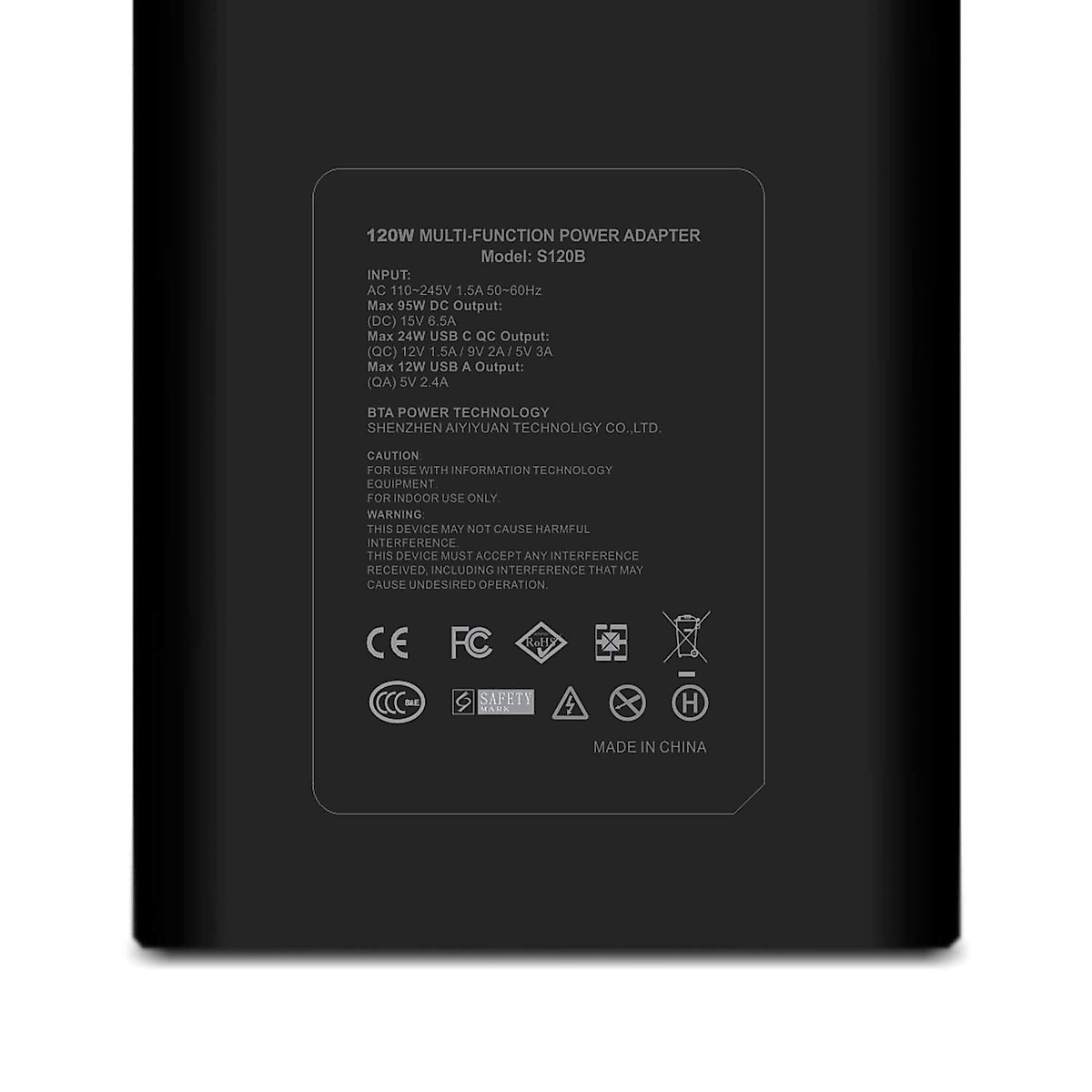 BatPower High Power Delivery Slim 120W Surface Charger Compatible with Microsoft Surface Book Laptop 4 3 2 1 Surface Pro 9 8 X 7 6 5 4 3 Go Power Supply 102W Adapter with Dual USB Quick Charge 3.0