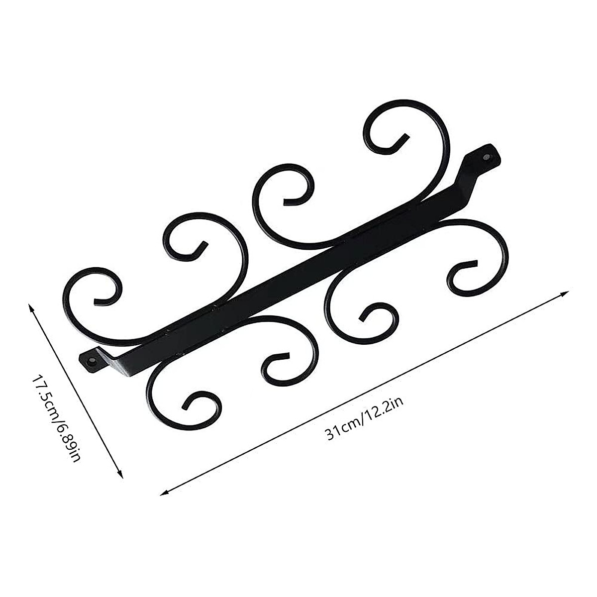 Hanging Wine Glass Rack Under Cabinet Stemware Rack,Wine Glass Holder Under Shelf Storage Stemware Holder for Cabinet Kitchen Bar (8-Cup)